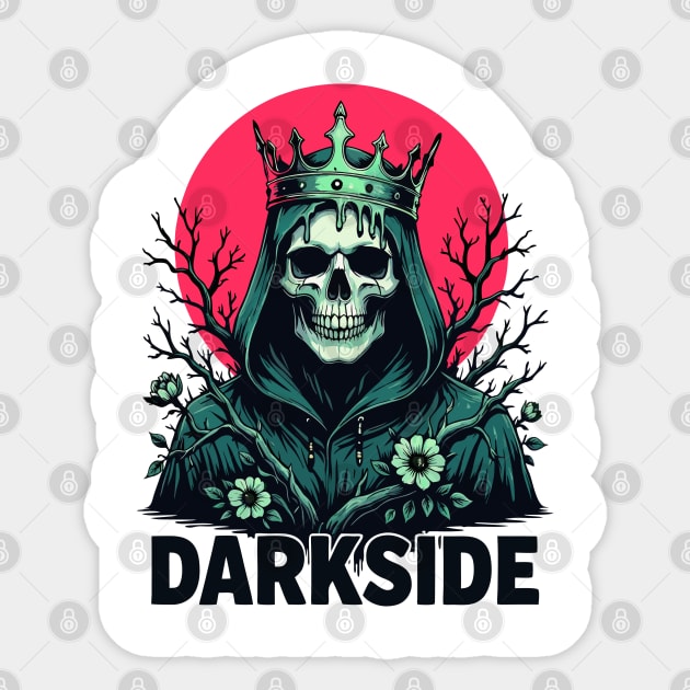 Horned Skull Darkside - Sleep Token - Sticker | TeePublic